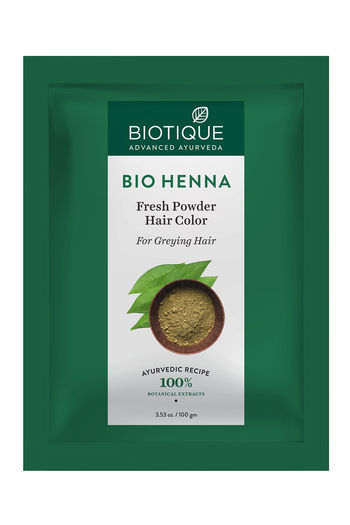 Buy Bio Henna Leaf (Fresh powder Hair Color ) at Rs.99 online | Beauty ...