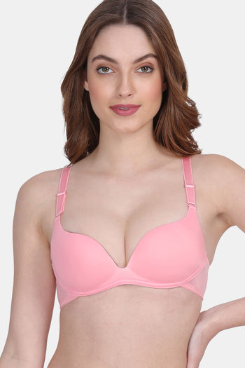 Pink push up bra store
