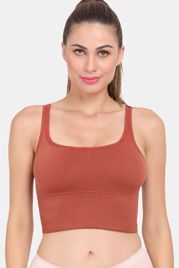 Buy Amour Secret Slip On Sports Bra - Rust at Rs.720 online ...