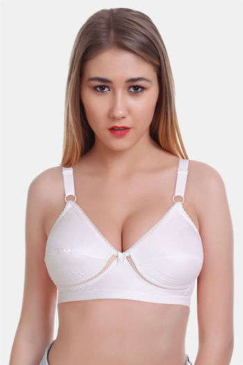 Buy Featherline Single Layered Non Wired Full Coverage Minimiser Bra