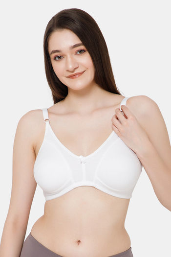 Buy Lady Lyka Single Layered Non Wired Medium Coverage T Shirt Bra White At Rs499 Online