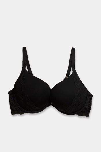 Buy Marks & Spencer Padded Wired Full Coverage T-Shirt Bra - Black at ...