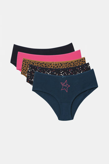 Buy Marks & Spencer Medium Rise Three-Fourth Coverage Hipster Panty ...