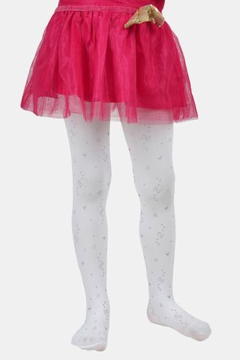 Buy Next2Skin Heart Pattern Nylon High Denier Pantyhose Stockings ...