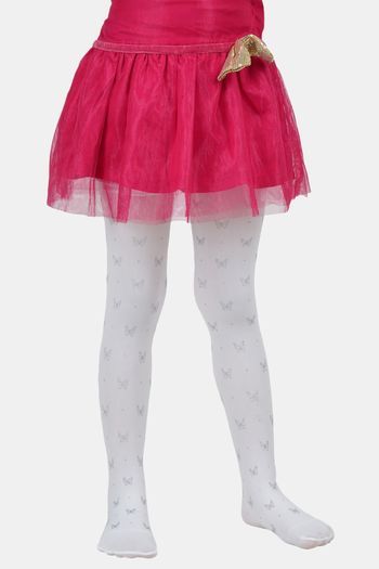 Buy Next2Skin Butterfly Pattern Nylon High Denier Pantyhose Stockings ...