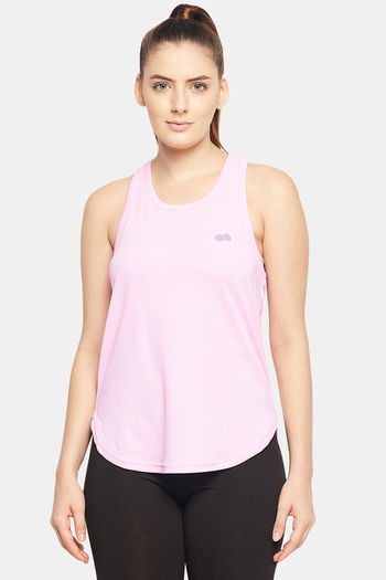 Buy Clovia Easy Movement Tank Top - Pink at Rs.450 online | Activewear ...
