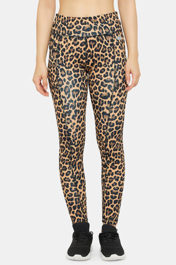 Buy Clovia High Rise Easy Movement Skin Fit Pant - Brown at Rs.1299 ...