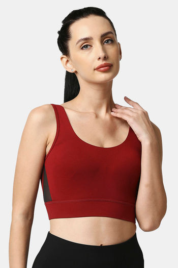 Buy Soie Double Layered Non Wired Full Coverage Super Support Bra