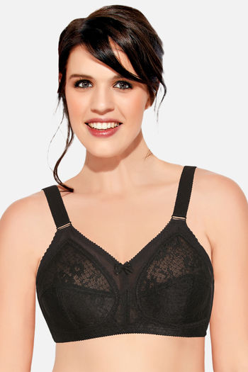 Buy Enamor Double Layered Non Wired Full Coverage Super Support Bra