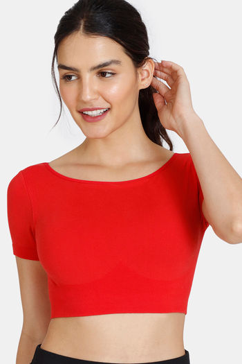 Buy Zivame Double Layered Non Wired Full Coverage Blouse Bra With ...