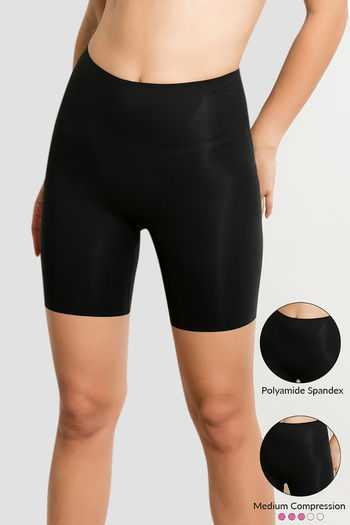 Buy Zivame All Day Highwaist Thigh Shaper Black At Rs897 Online